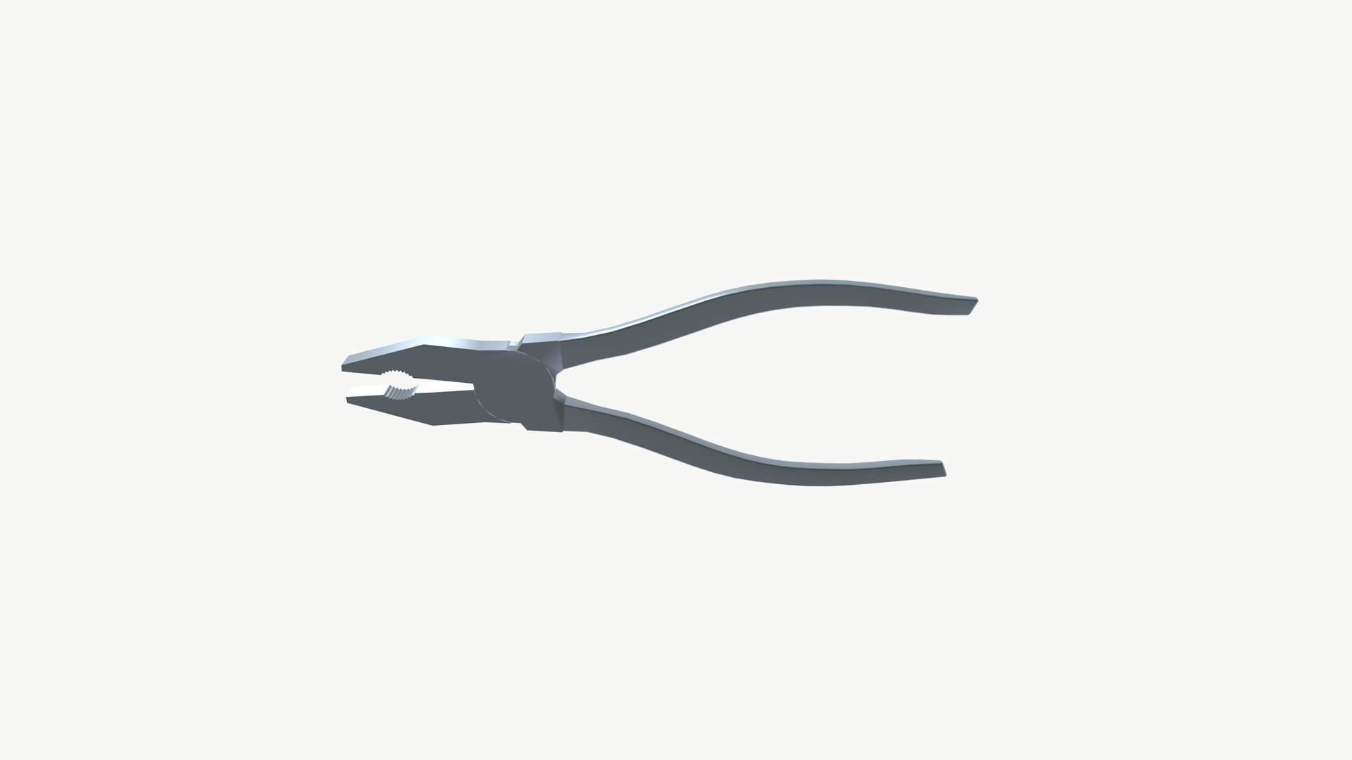 Steel Pliers Wrench 3D Model - TurboSquid 2256964