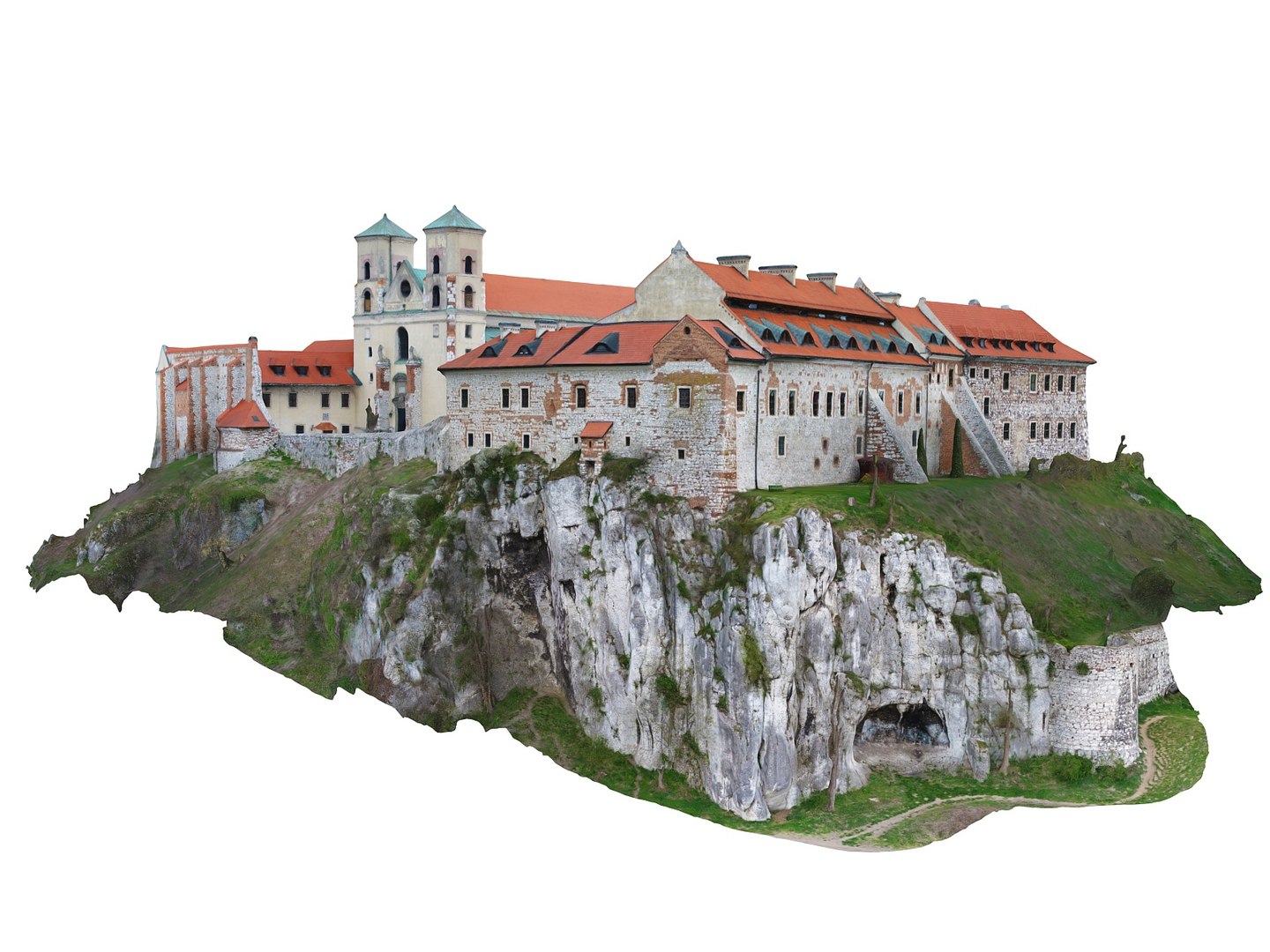 3D model monastery mountains hd 24k - TurboSquid 1396947