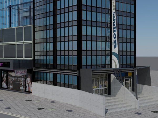 3D FBX building office skyscraper