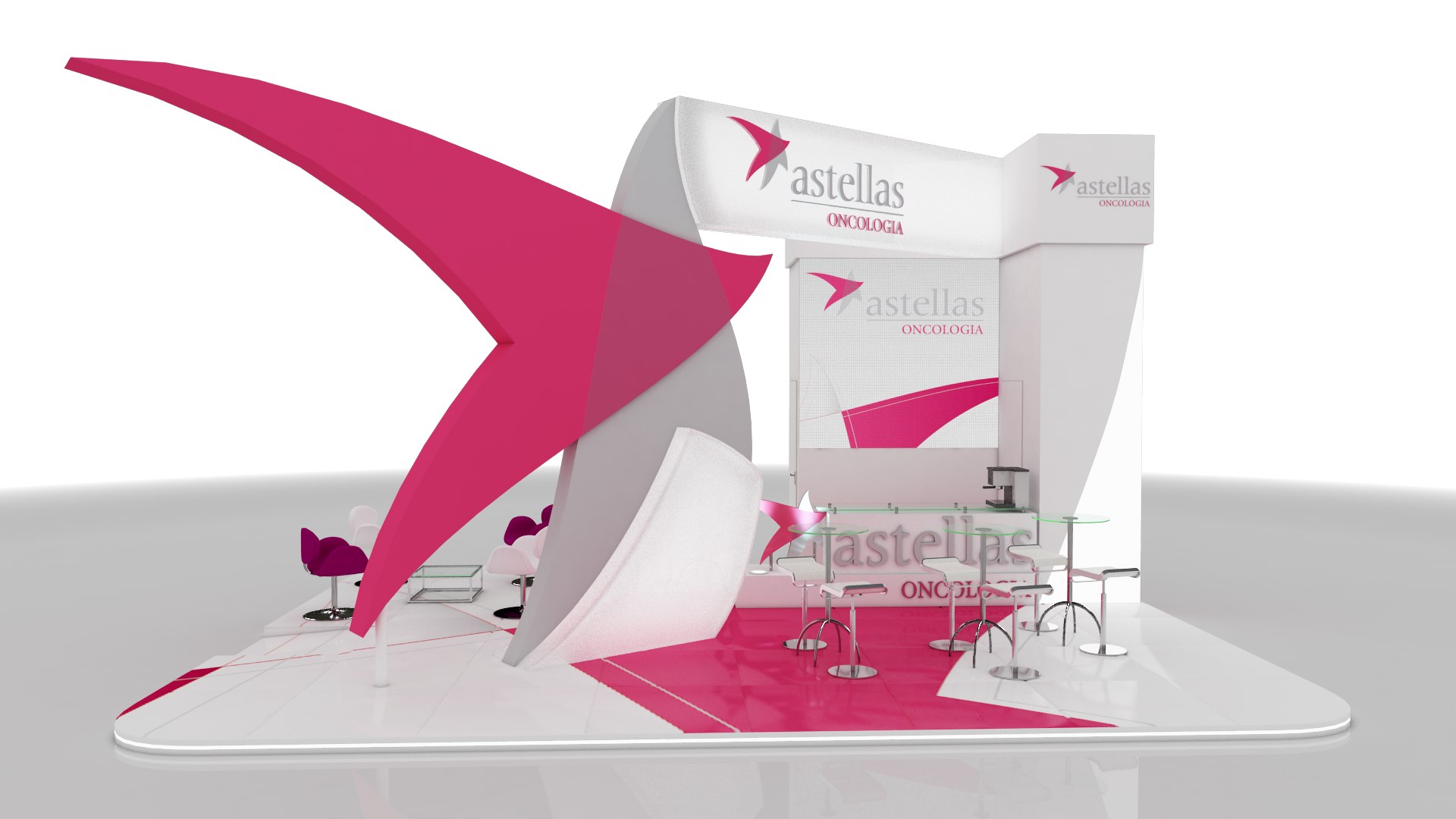 Creative Stand Exhibition Model - TurboSquid 1732131