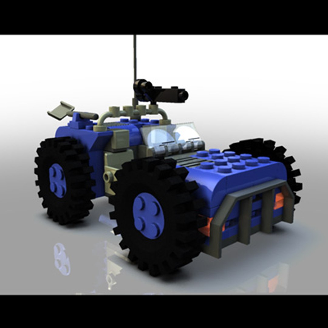 Lego Pickup Truck 3d Model