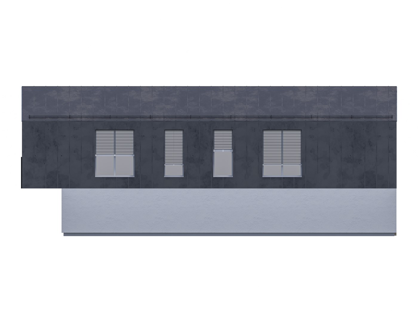 3D Family House 27 - Created With Fully Parametric Revit Families Model ...