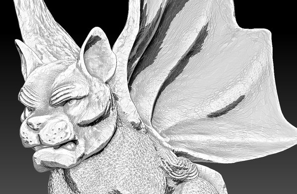 gargoyle statue 3d model
