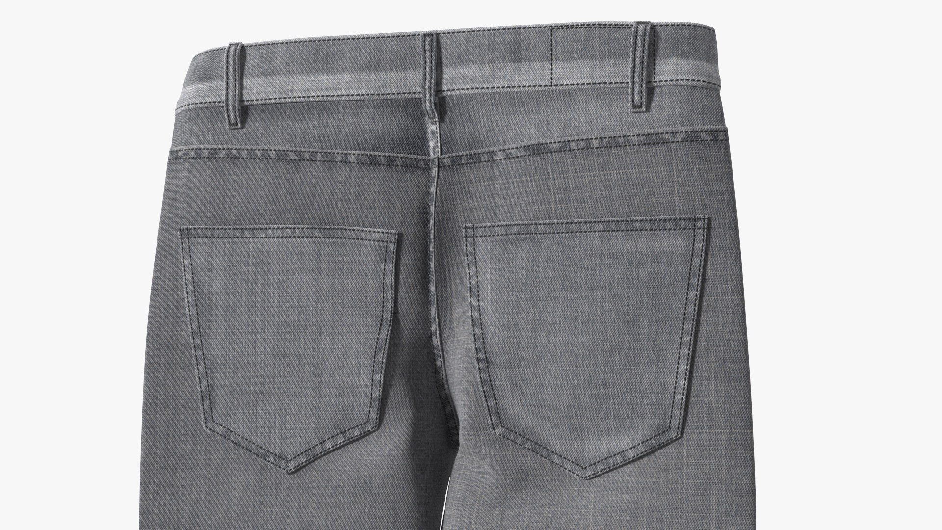 3D Denim Jeans Diesel for Men Gray model - TurboSquid 2073117