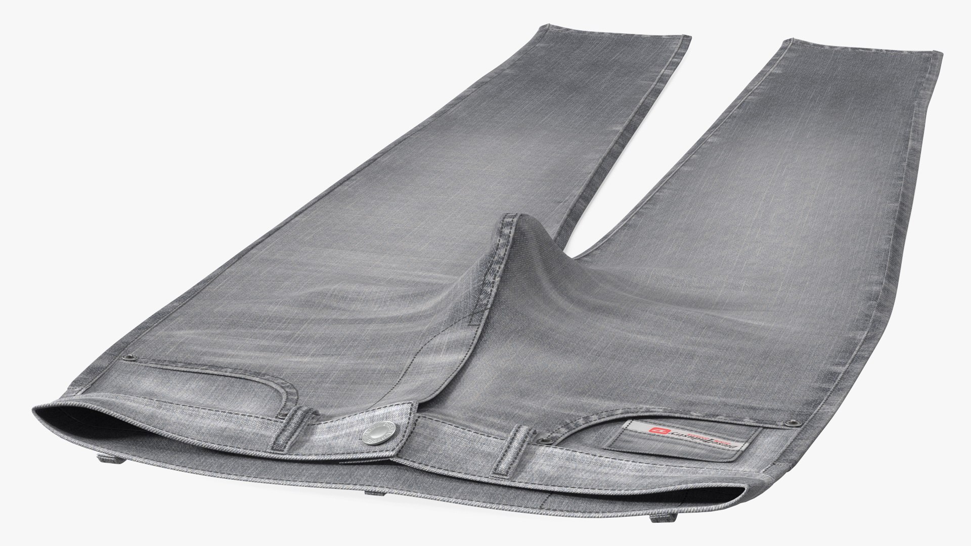 3D Denim Jeans Diesel for Men Gray model - TurboSquid 2073117