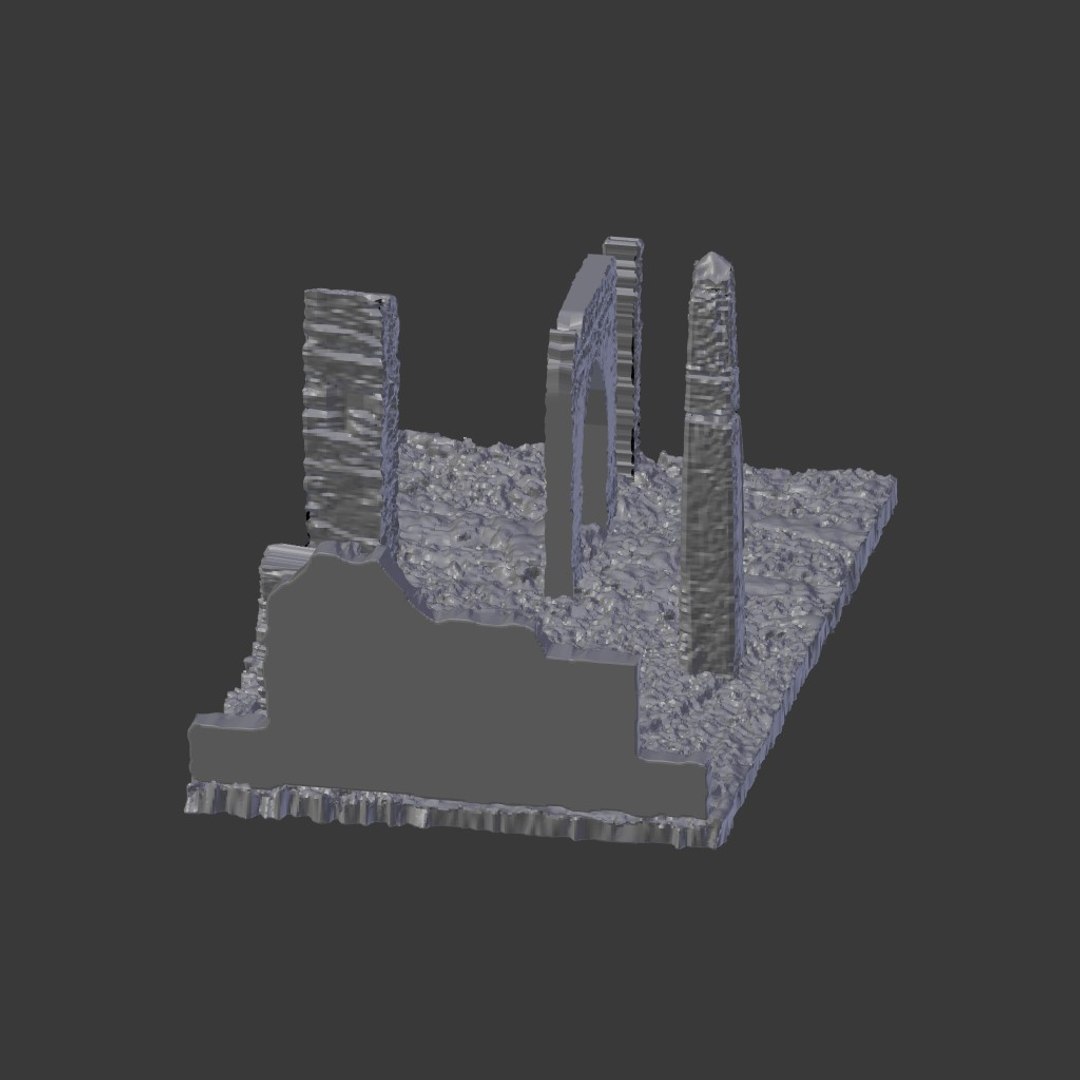 Roundabout Hill Old 3D Model - TurboSquid 1670726