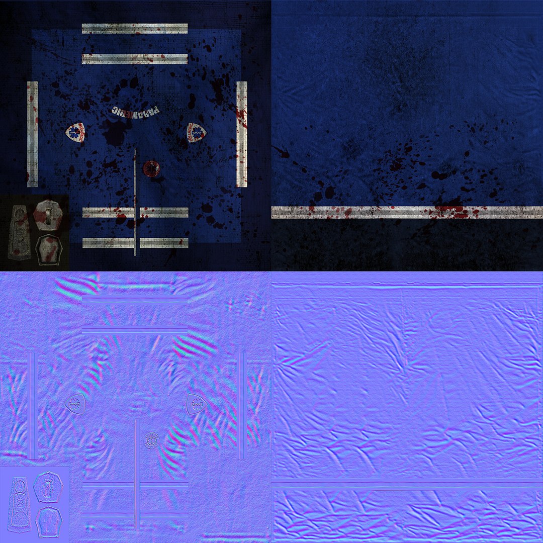 Zombie Paramedic Obj