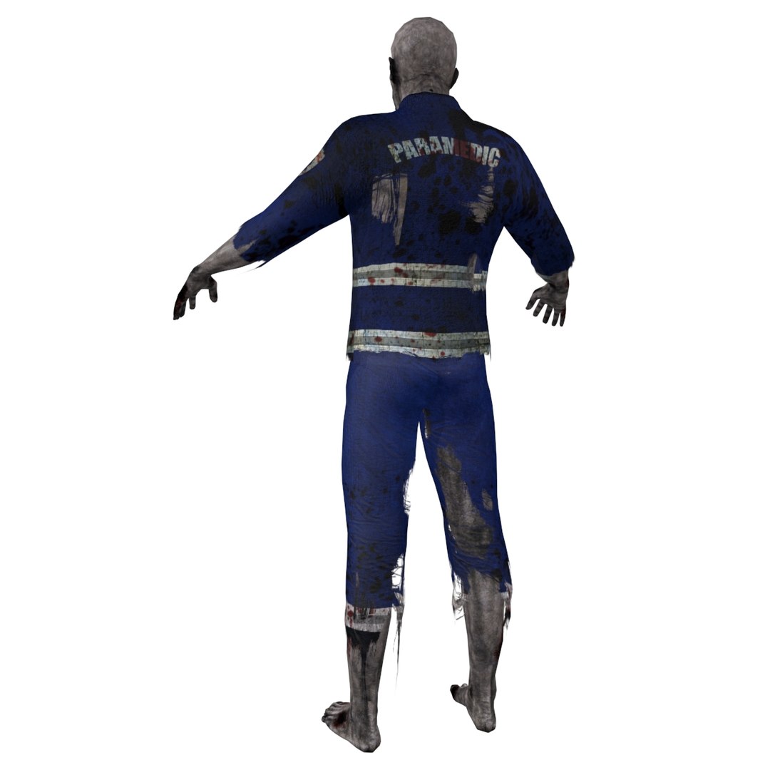 Zombie Paramedic Obj