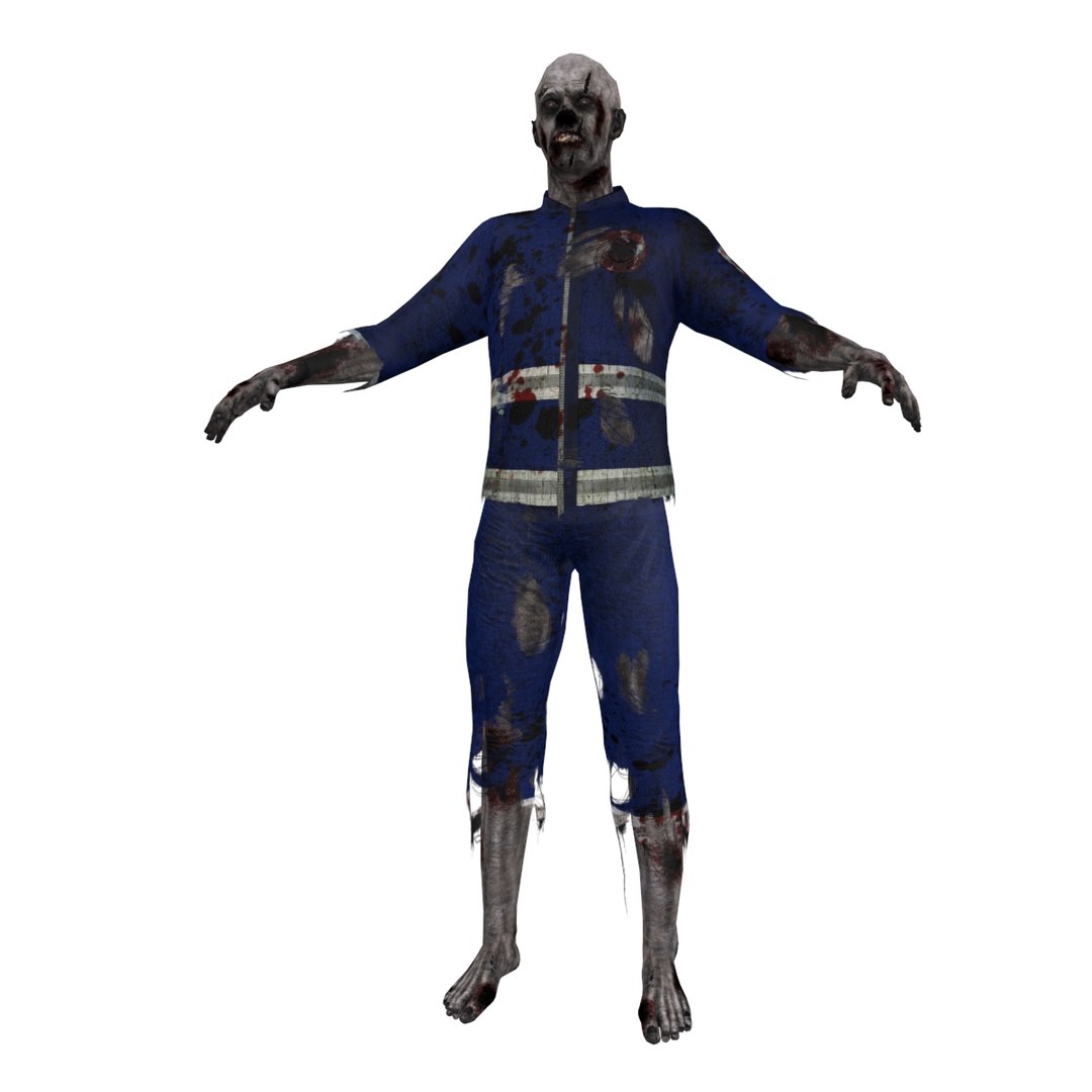 Zombie Paramedic Obj