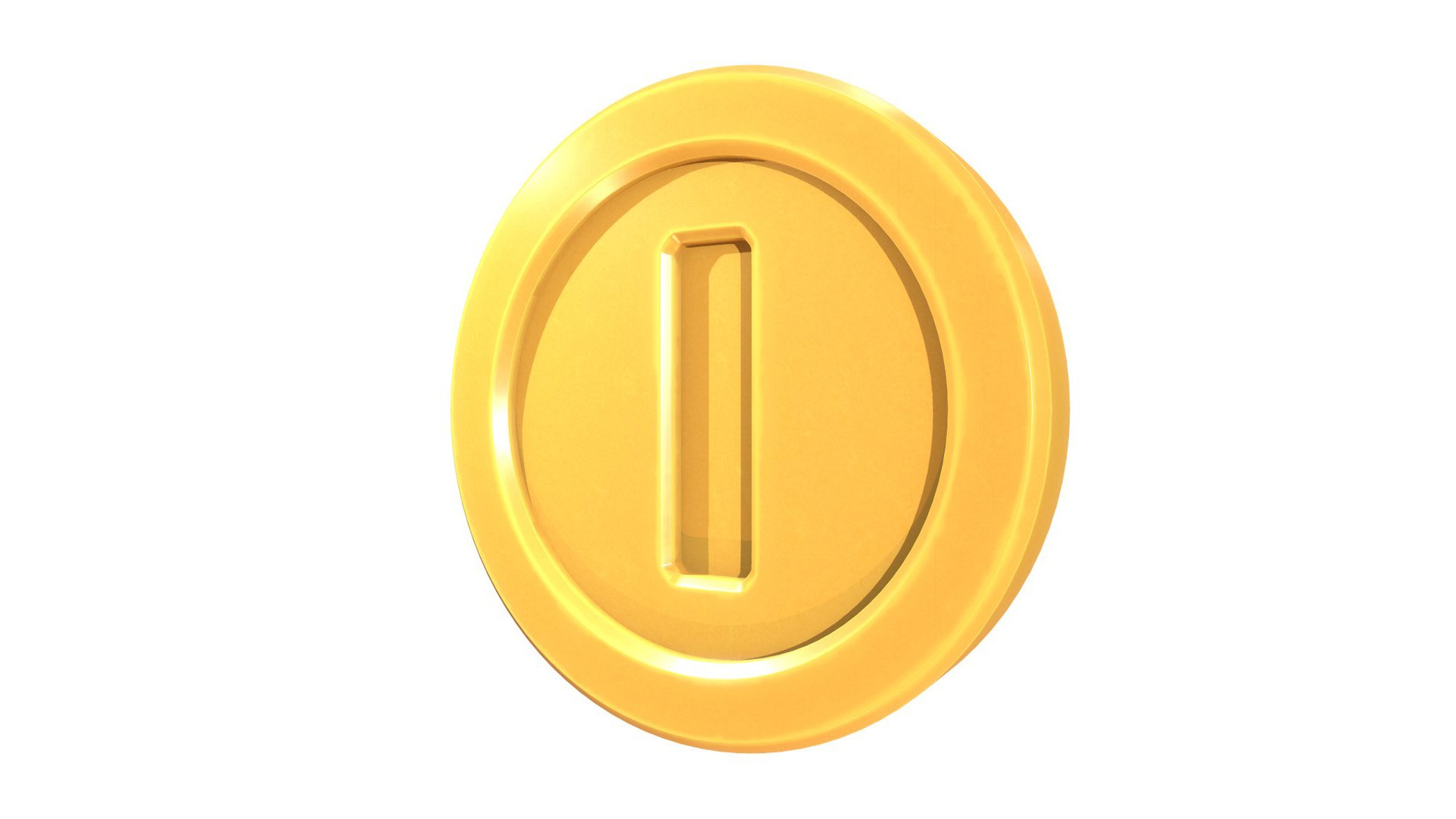 Gold Coin Super Mario Animated 3D Model - TurboSquid 2179830