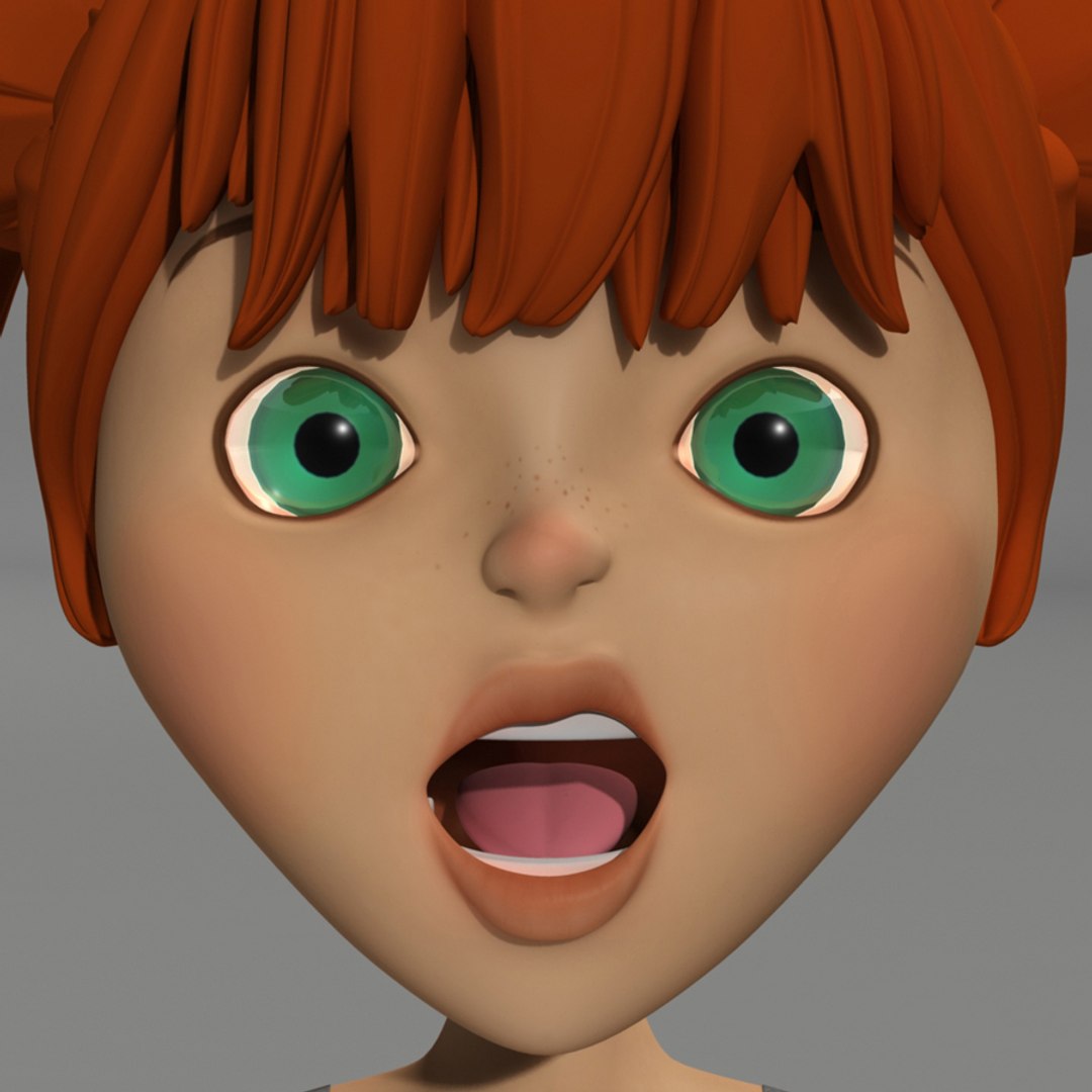 Abbie V1 0 Character Rig 3d Model