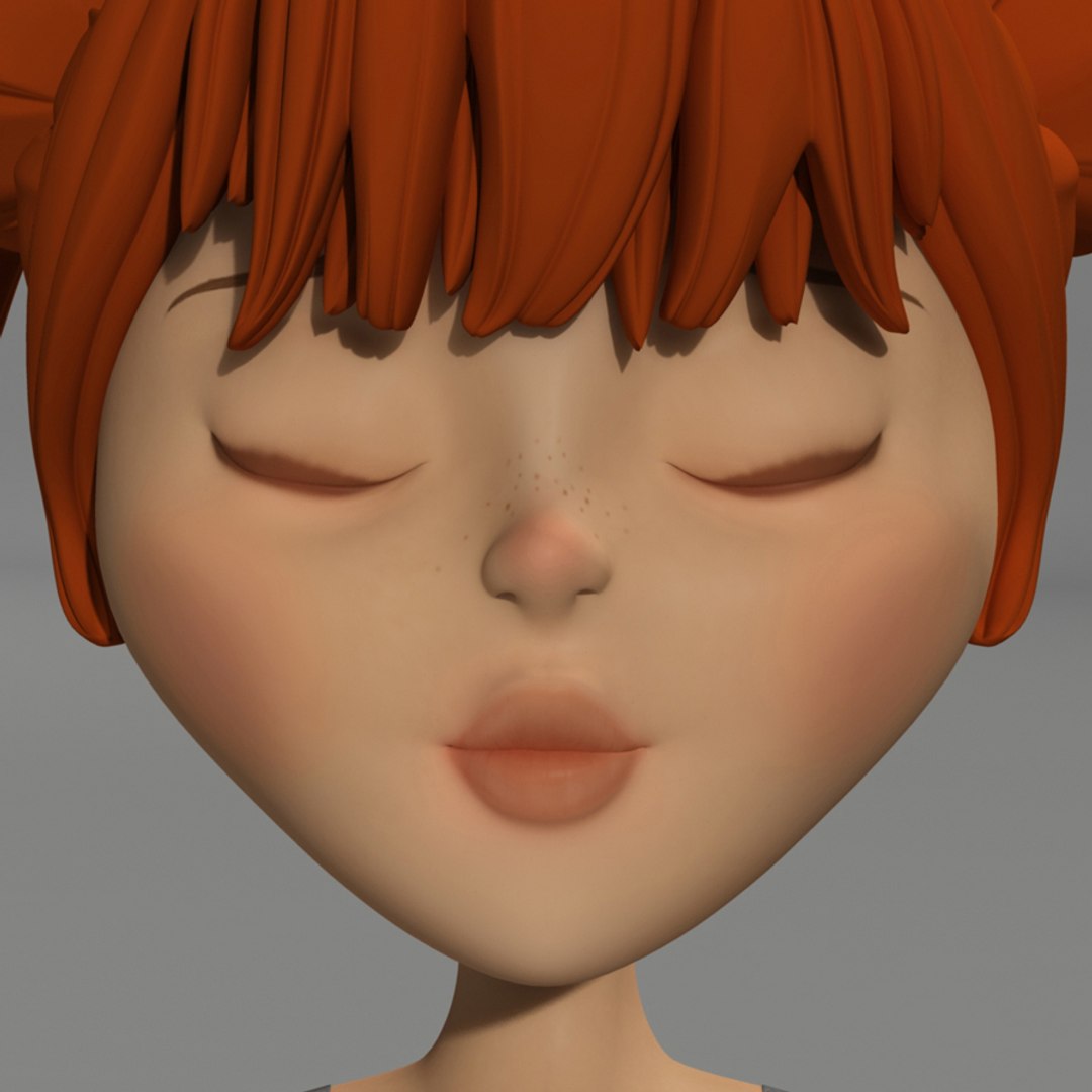 Abbie V1 0 Character Rig 3d Model