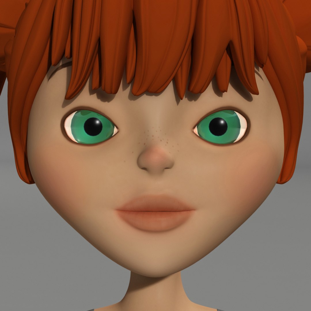 Abbie V1 0 Character Rig 3d Model