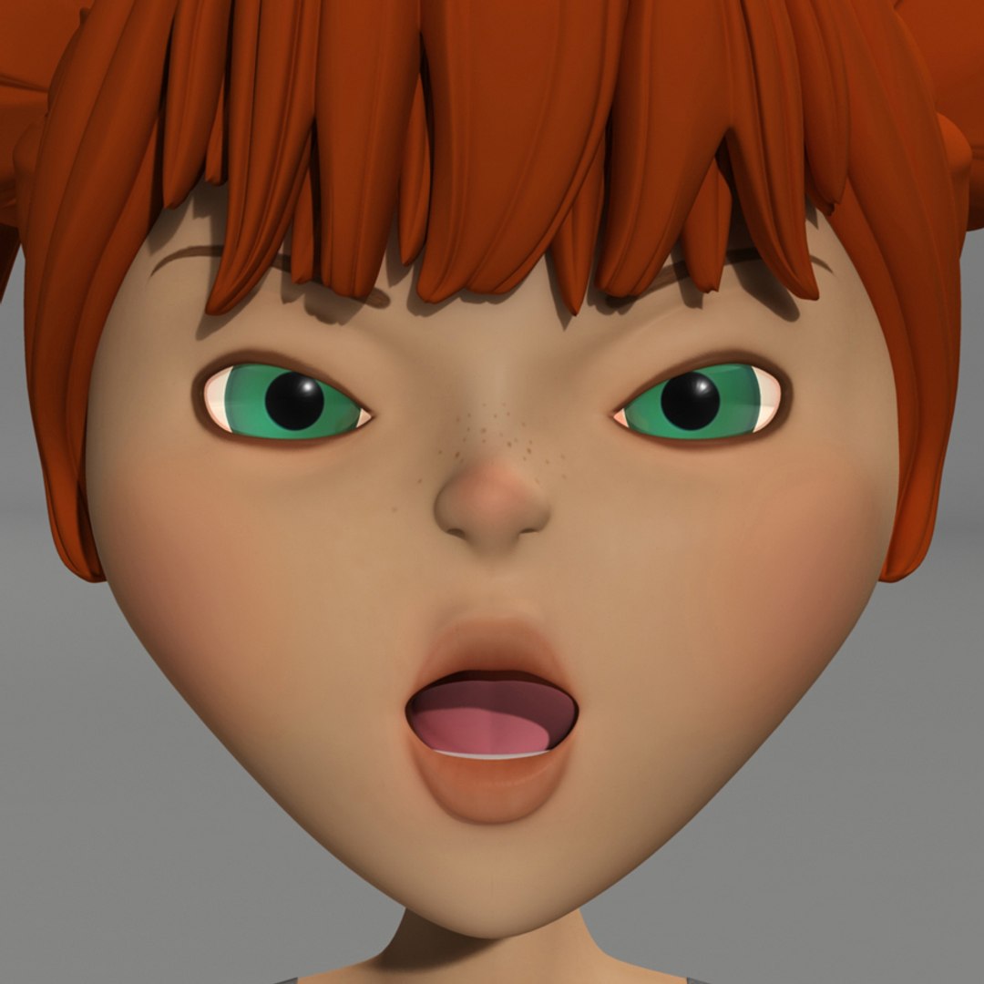 Abbie V1 0 Character Rig 3d Model