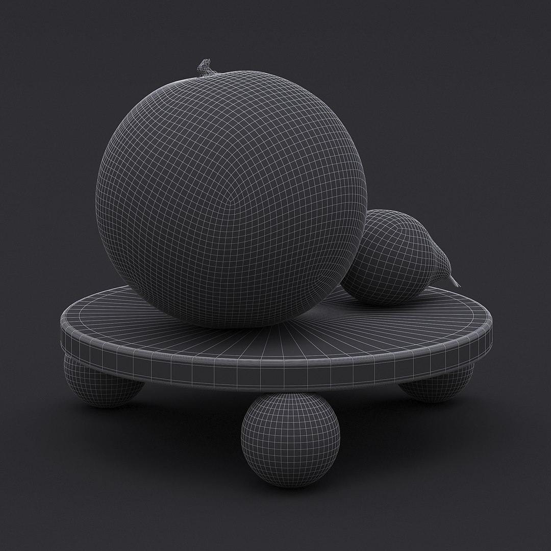 3D Fruit Plate I - TurboSquid 2110549