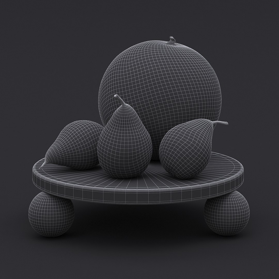 3D Fruit Plate I - TurboSquid 2110549