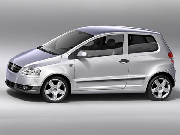 volkswagen fox 3d model