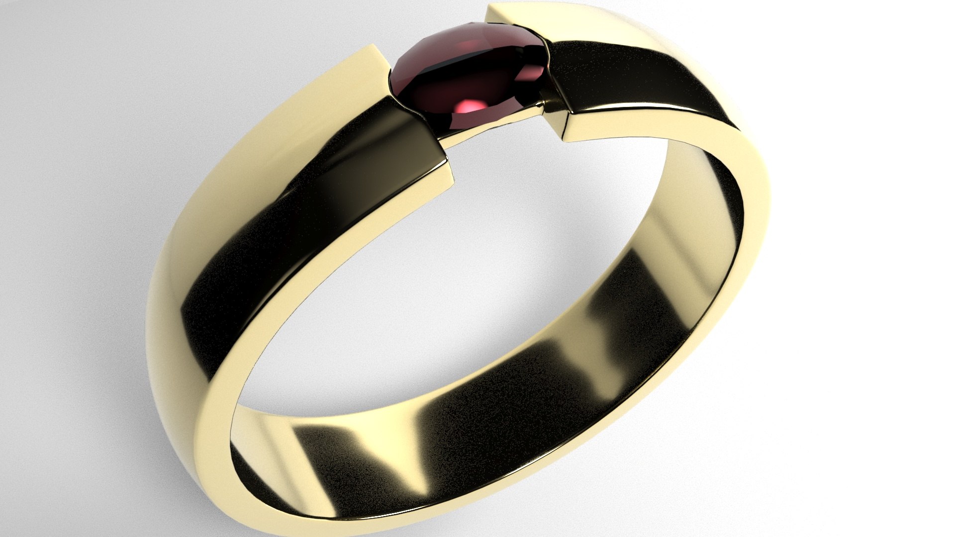 Gold ring 3D model - TurboSquid 1588715