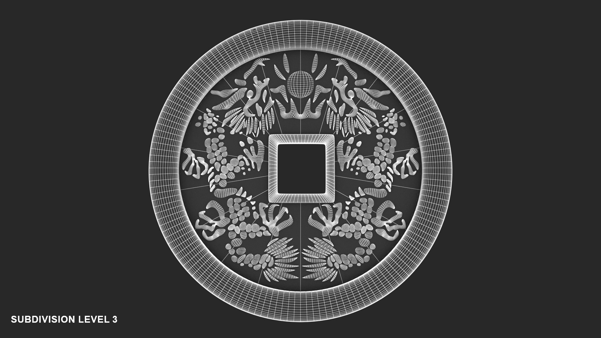 Chinese Coin 3D - TurboSquid 1920335