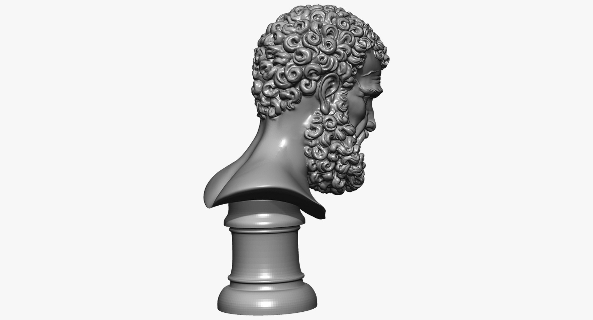 3D Saint Peter Head Bust - TurboSquid 1325928