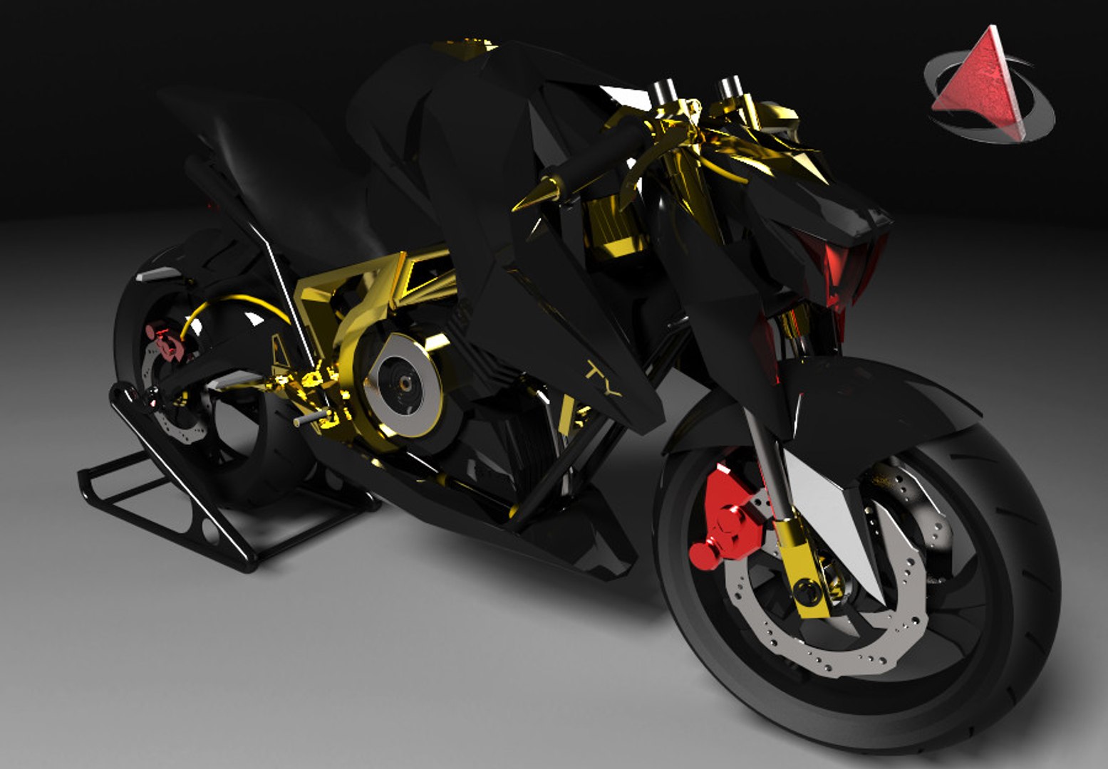 Concept Bike 3d Model