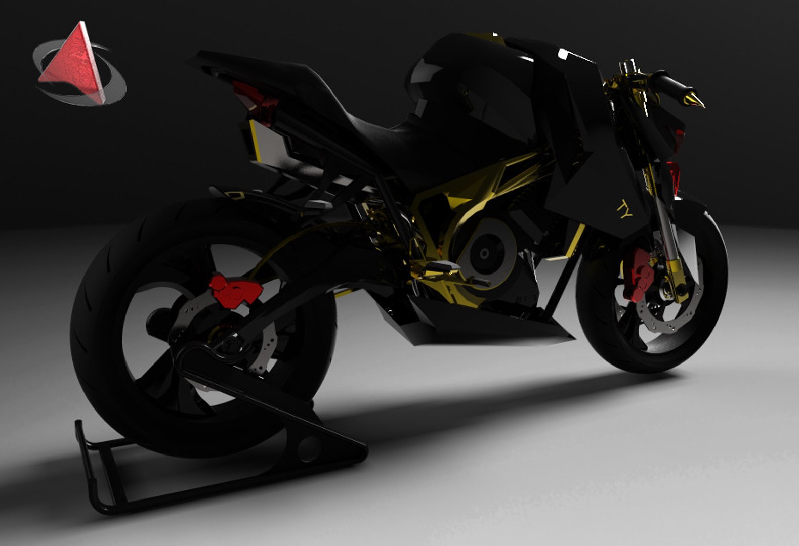 Concept Bike 3d Model
