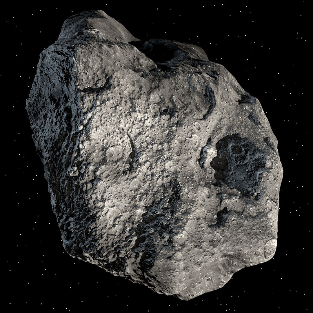 C4d Modeled Asteroid