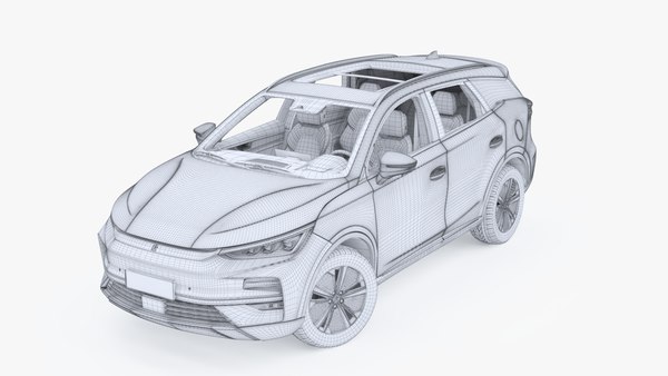 modelo 3d 2023 BYD Tang EV Con interior - TurboSquid 2064841