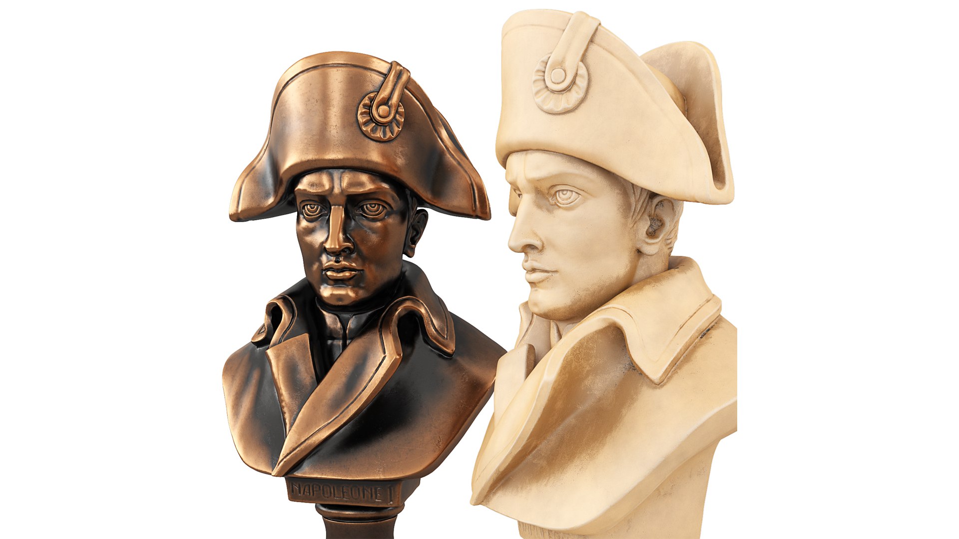 Bust Of Napoleon Bonaparte Model - TurboSquid 2386297