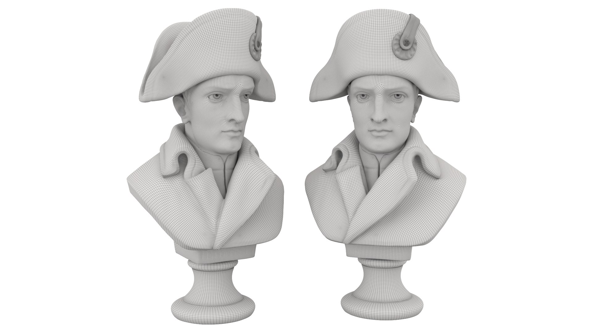 Bust Of Napoleon Bonaparte Model - TurboSquid 2386297