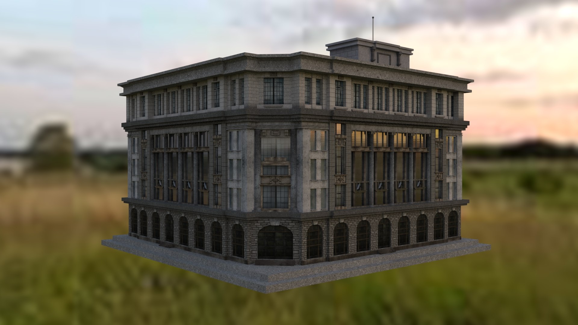 3D Building model - TurboSquid 1838621