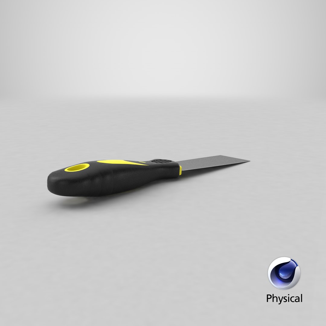 3D Paint Scraper 01 Clean And Dirty - TurboSquid 2098342