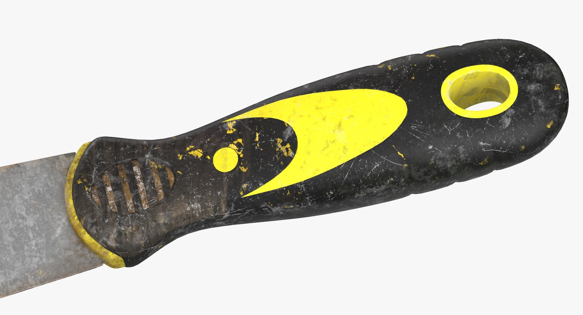 3D Paint Scraper 01 Clean and Dirty - TurboSquid 2098342