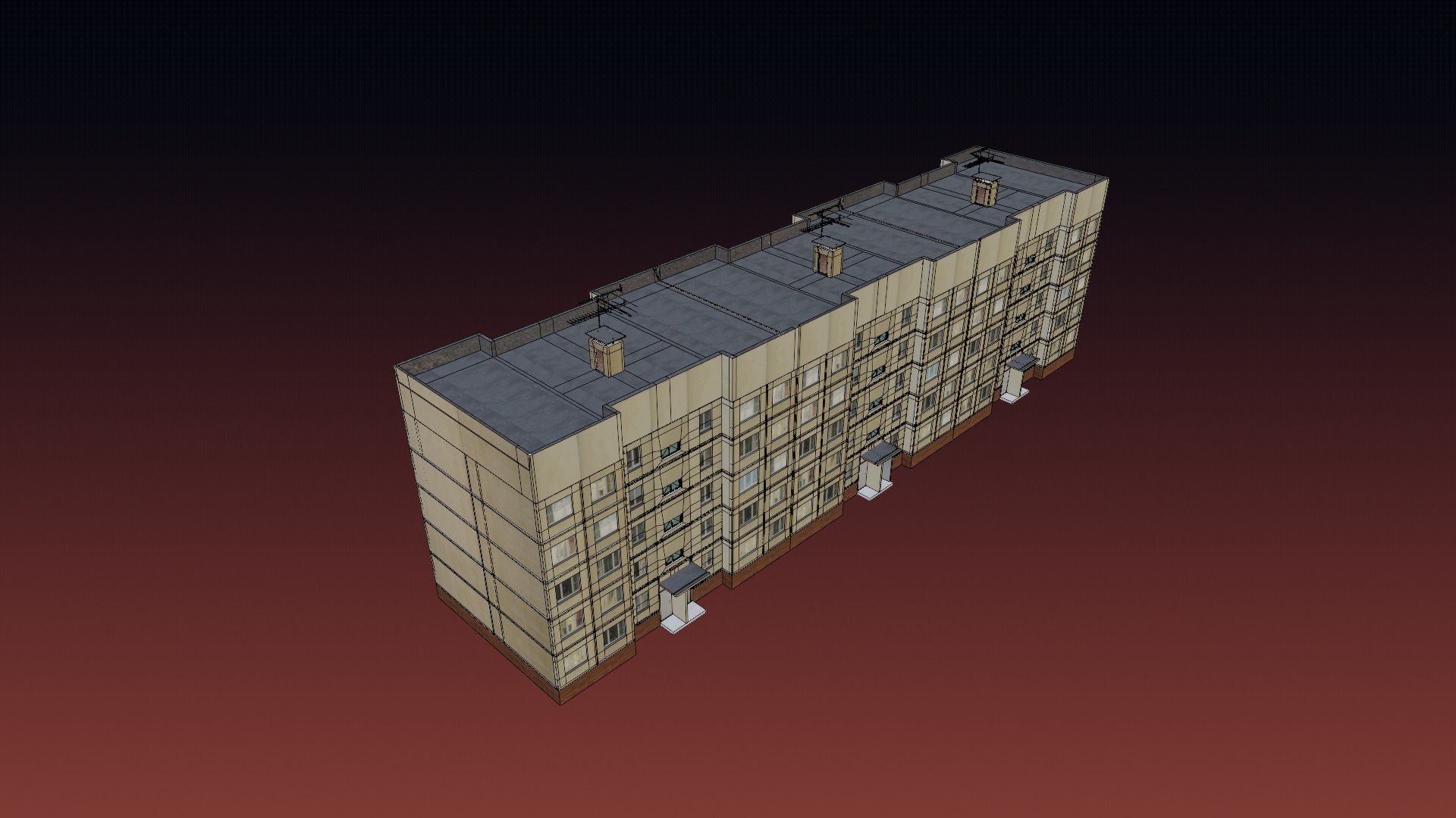 Free 3D Russian Panel House 121 Serie - TurboSquid 2122883