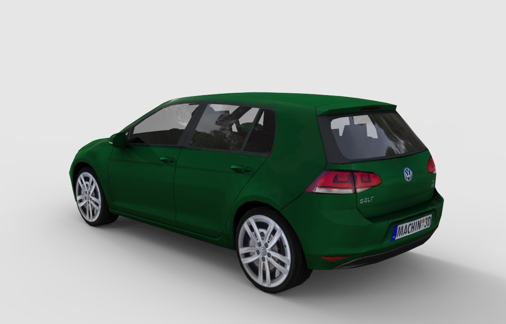 3d model volkswagen golf