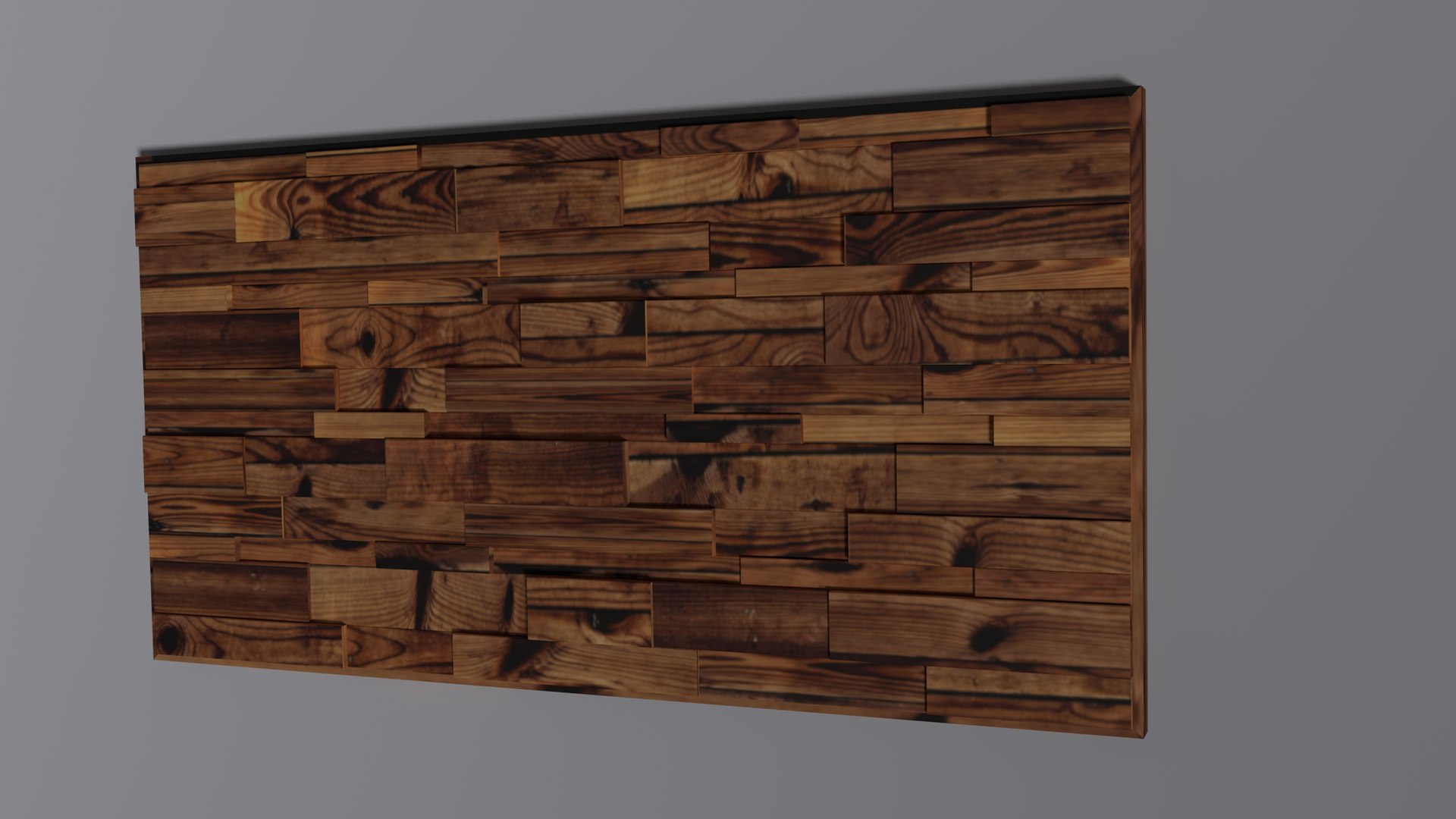3D Wood Wall - TurboSquid 1390349