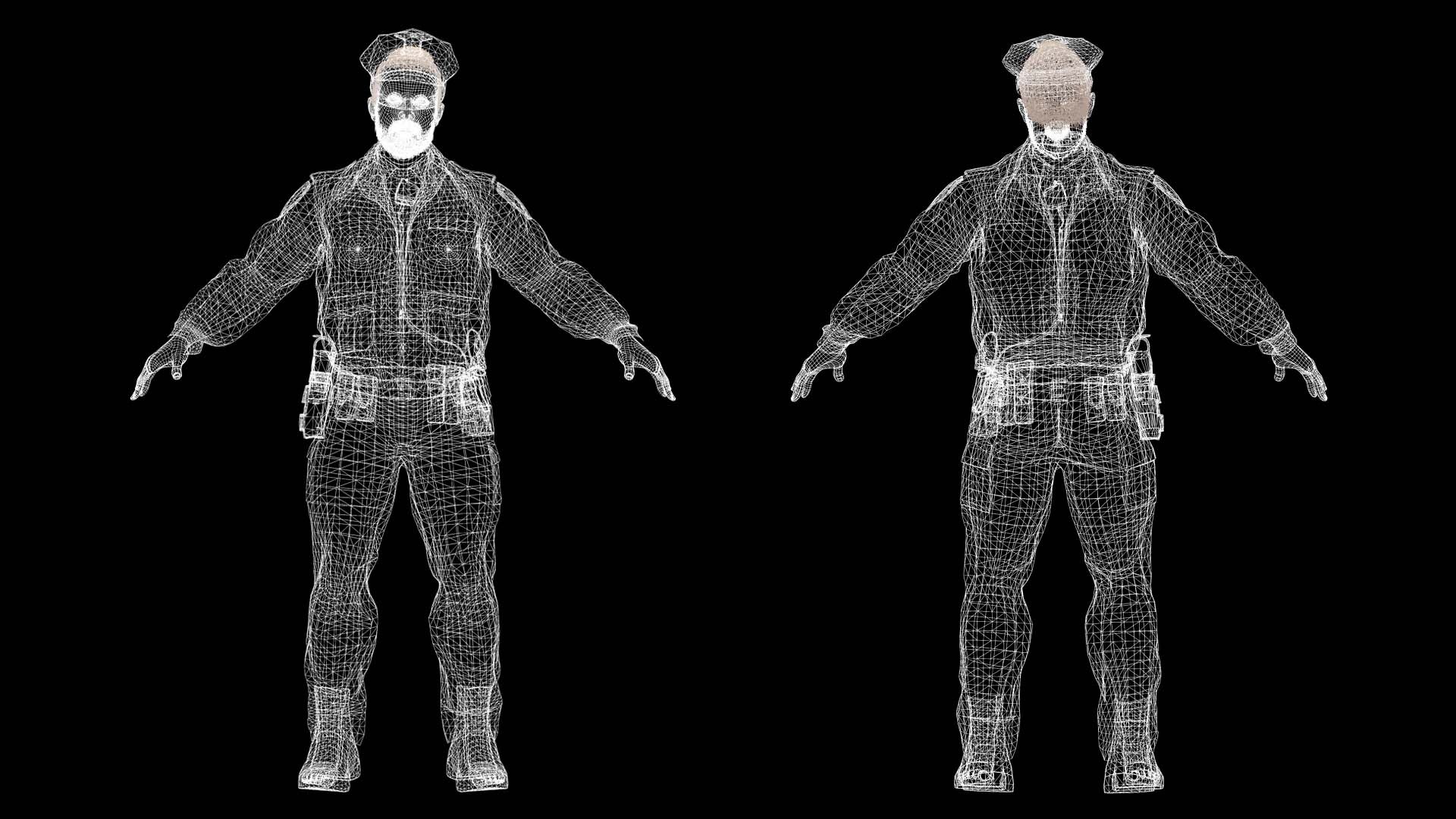 Realistic 3D Police Officer Model 3D Model - TurboSquid 2333818