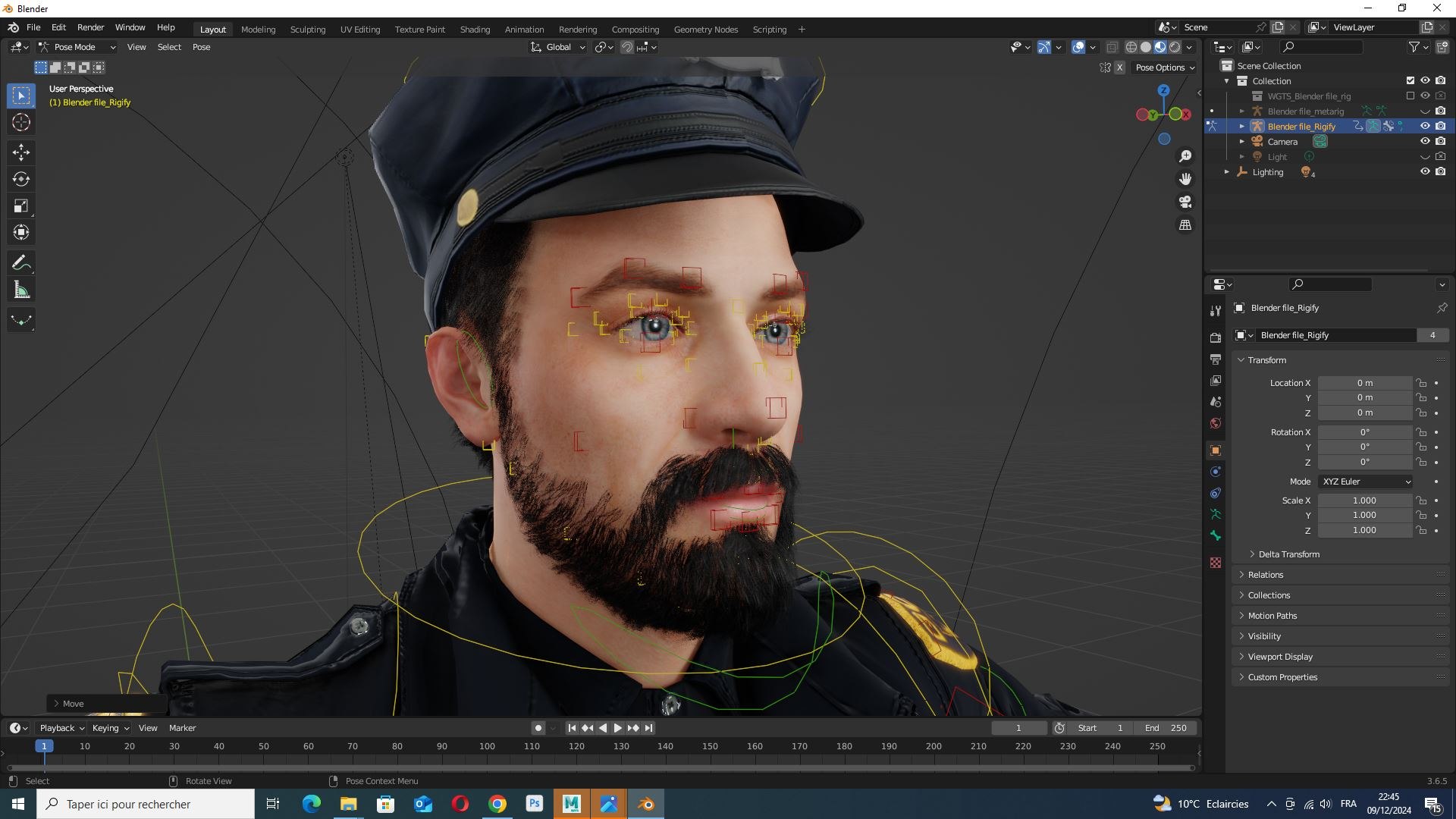 Realistic 3D Police Officer Model 3D Model - TurboSquid 2333818