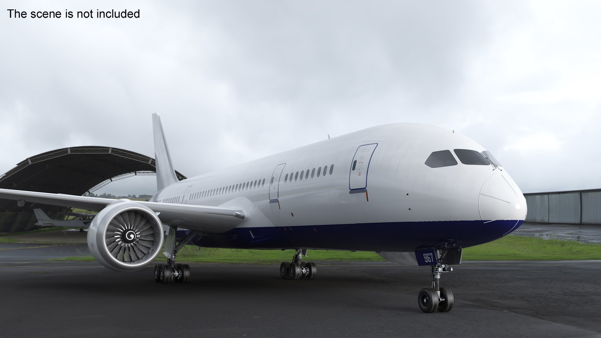 Boeing 787 Dreamliner Aircraft 3D Model - TurboSquid 2313980