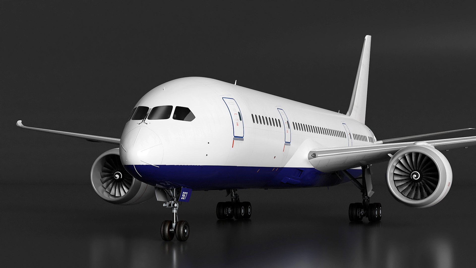 Boeing 787 Dreamliner Aircraft 3D Model - TurboSquid 2313980