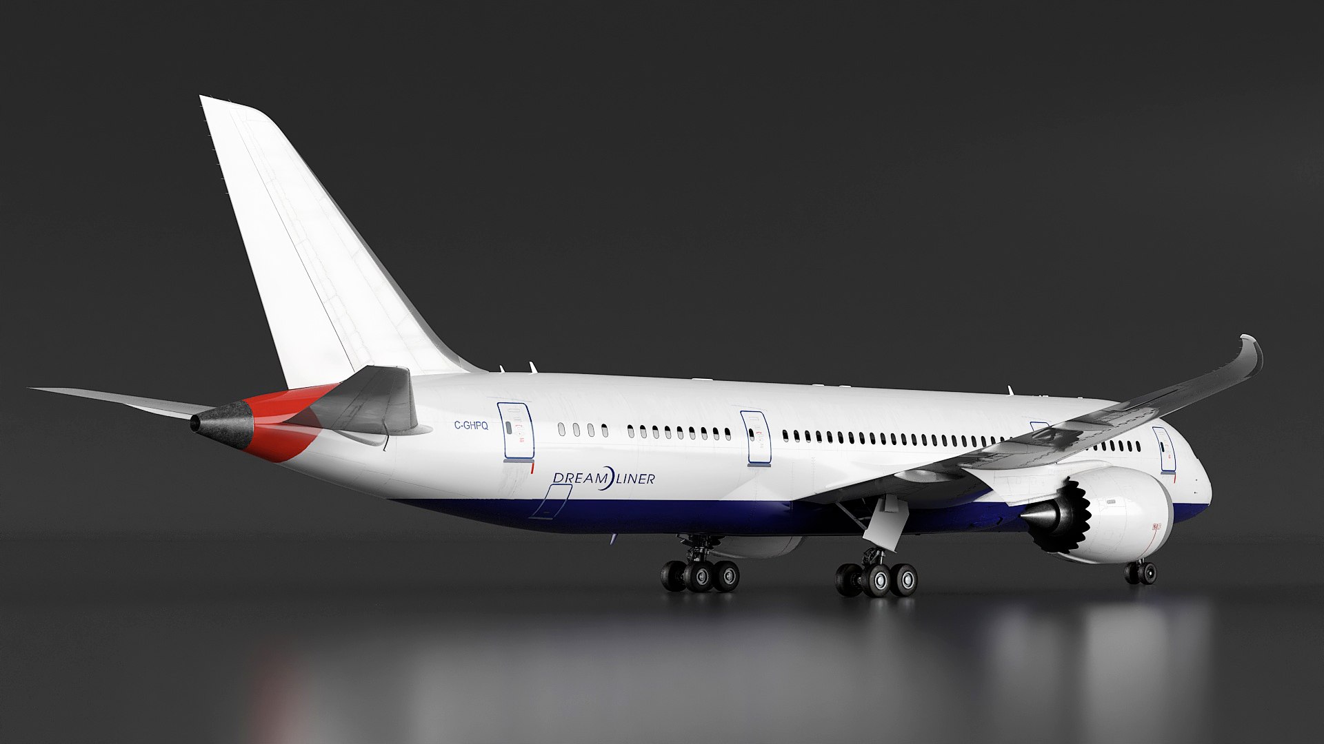Boeing 787 Dreamliner Aircraft 3D Model - TurboSquid 2313980