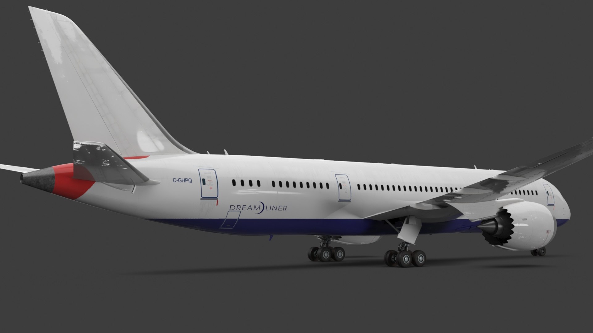 Boeing 787 Dreamliner Aircraft 3D Model - TurboSquid 2313980