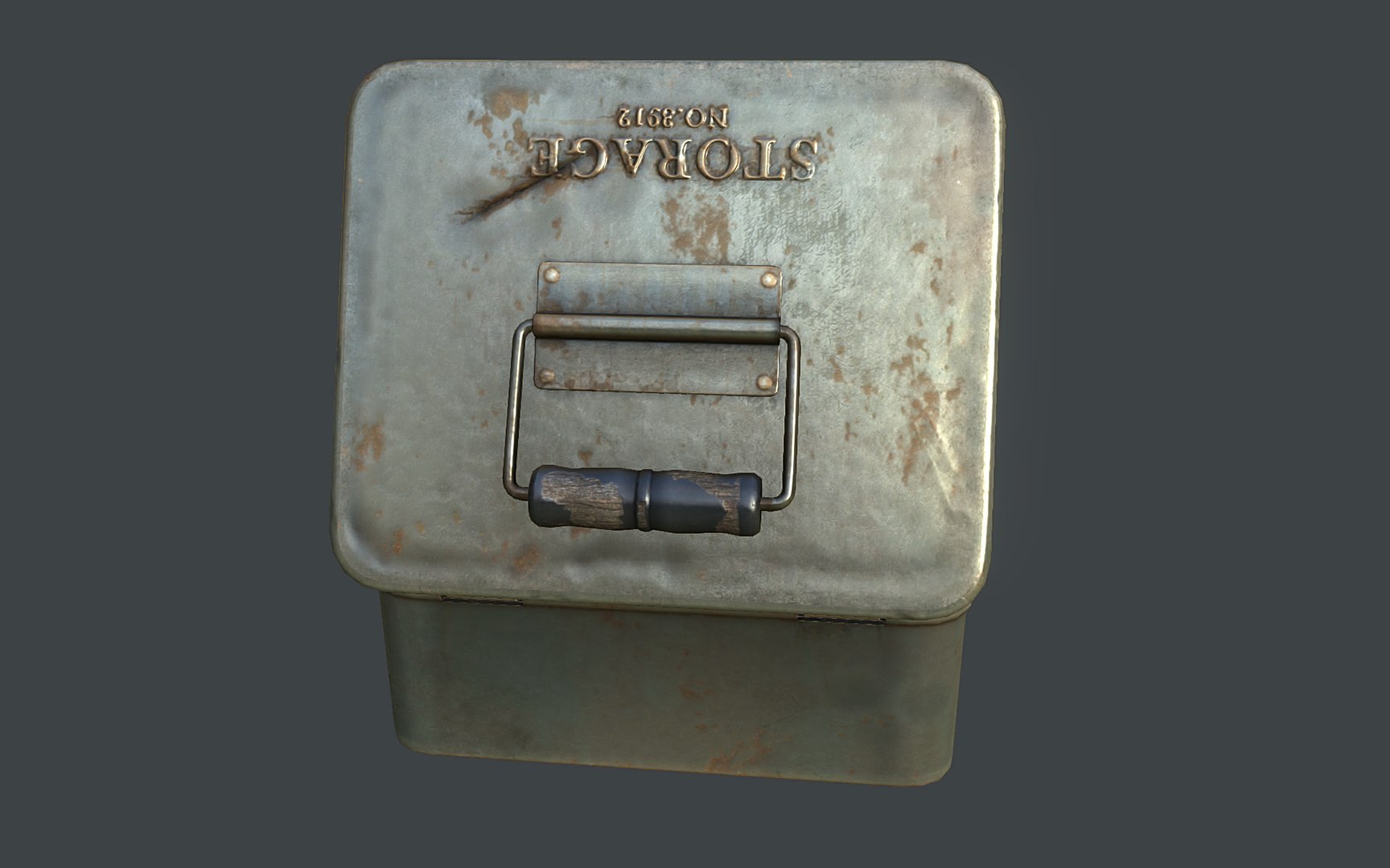 metal box 3d model