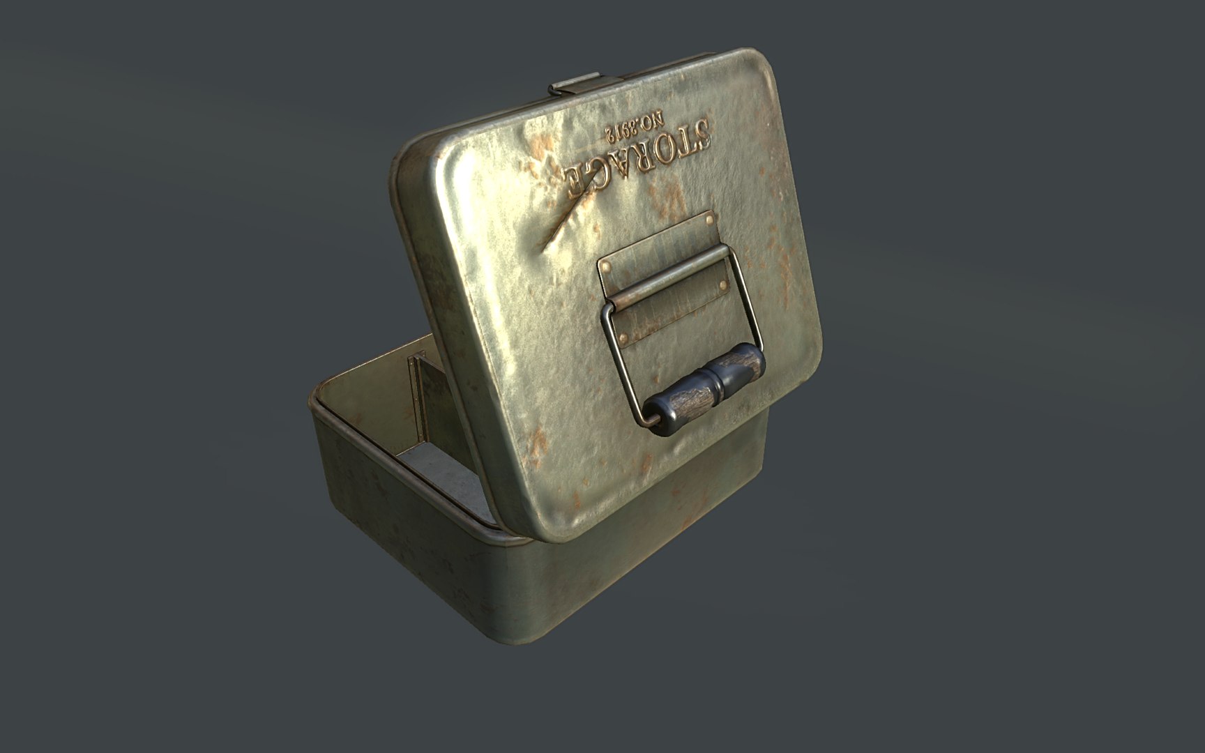 metal box 3d model