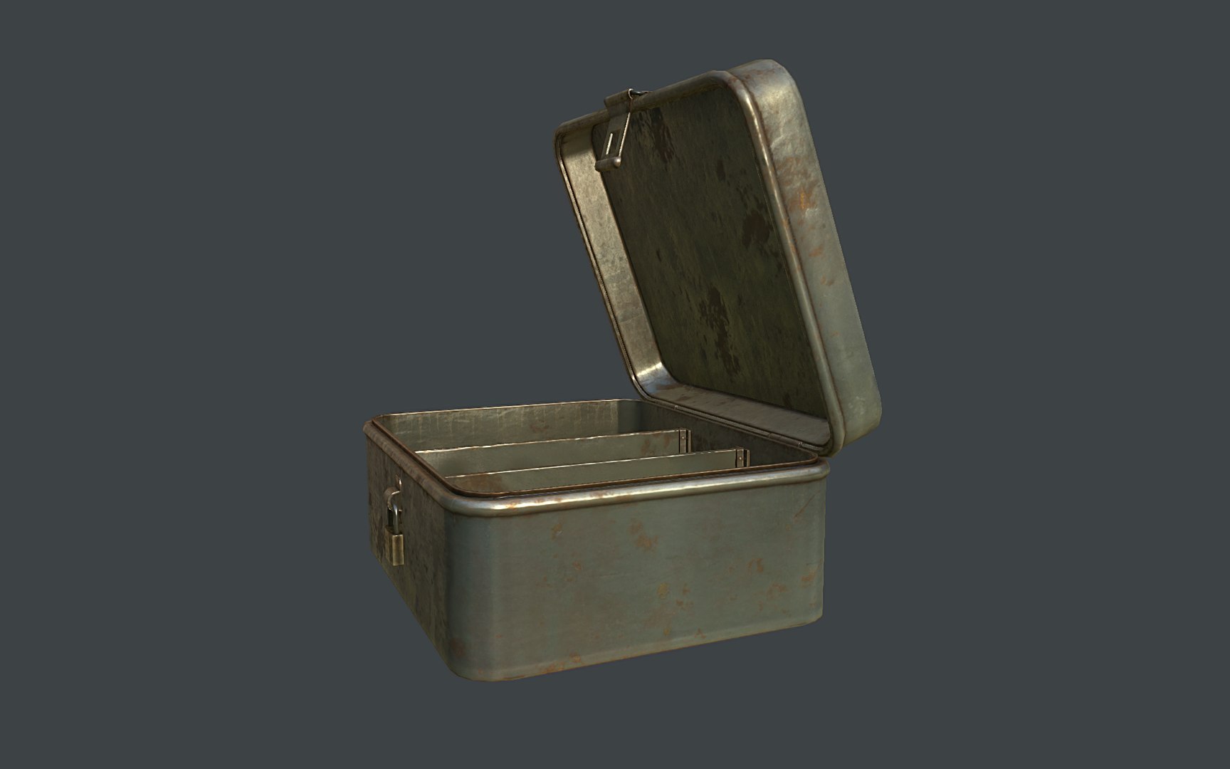 metal box 3d model