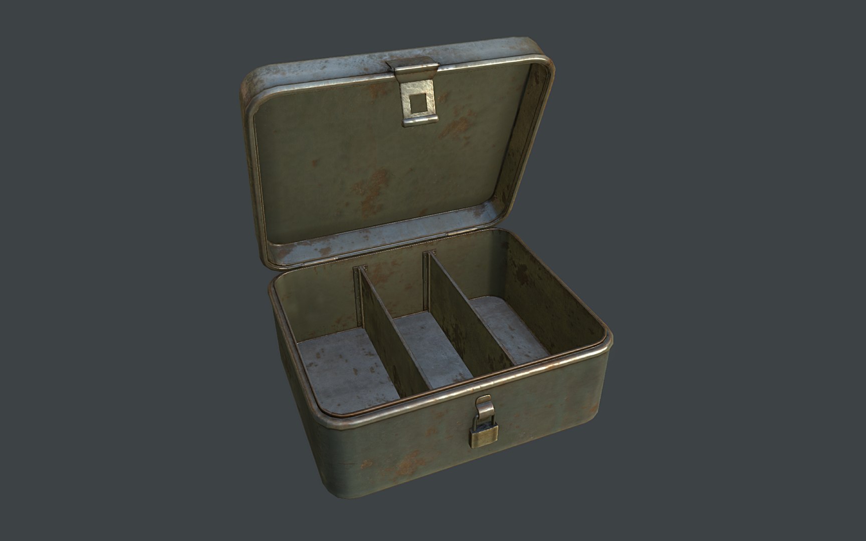 metal box 3d model