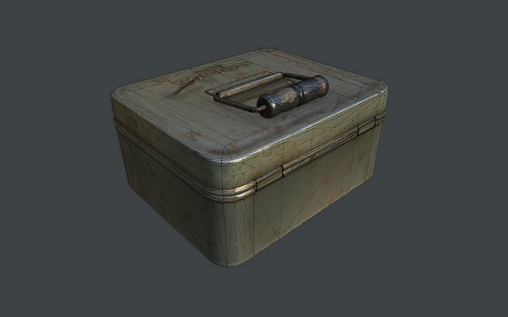metal box 3d model