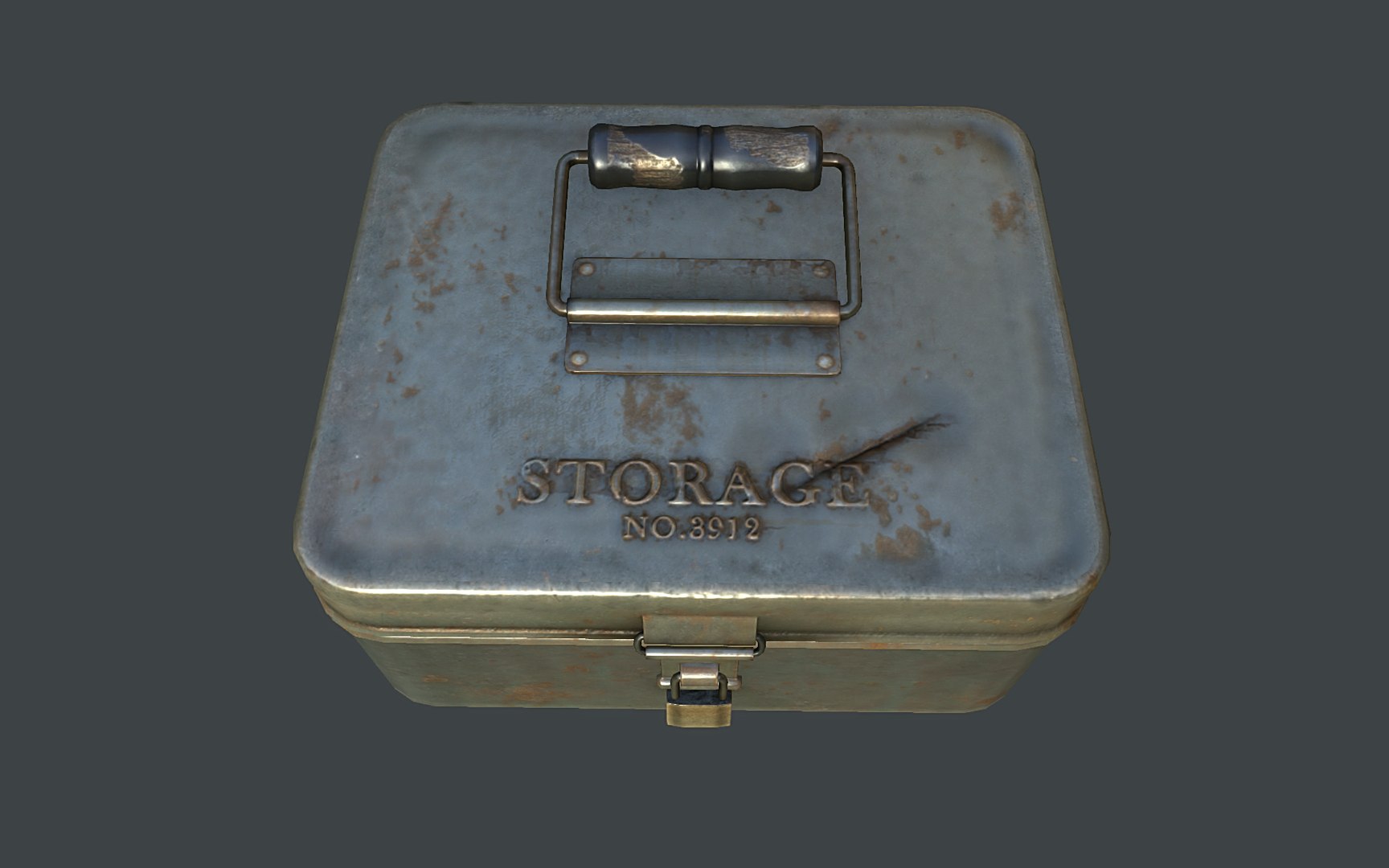 metal box 3d model