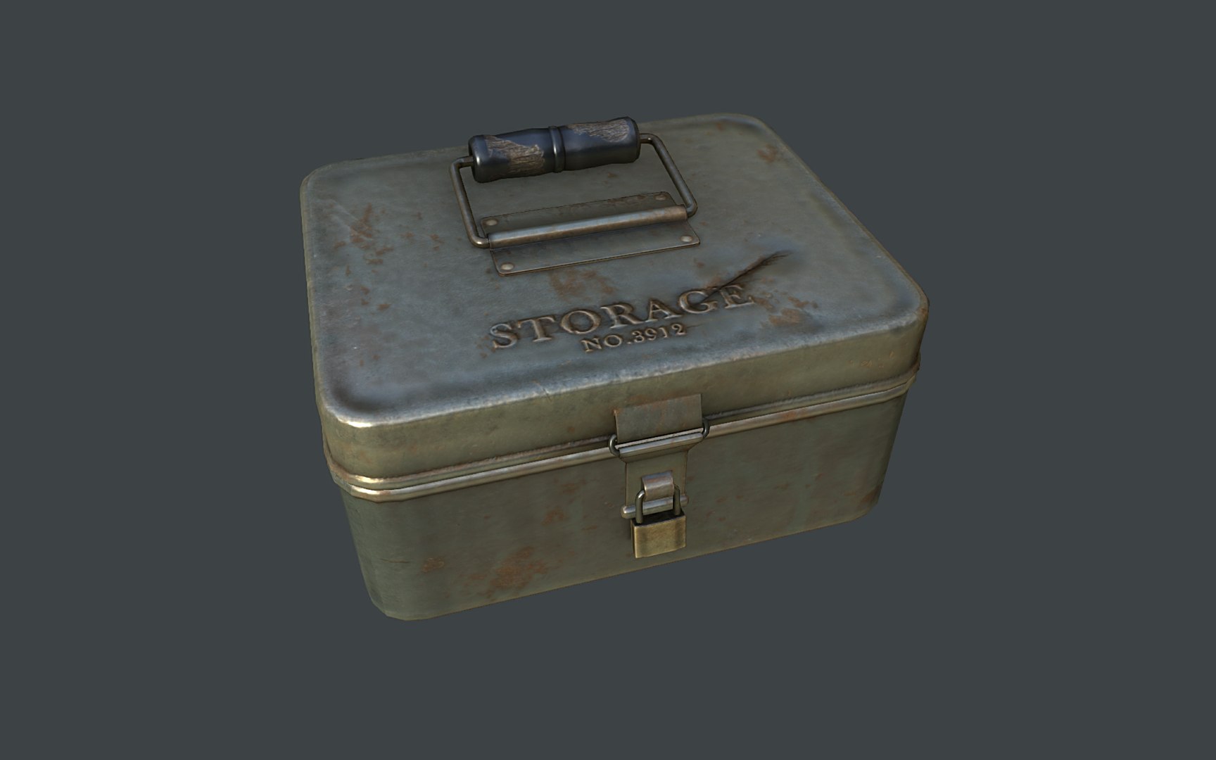 metal box 3d model
