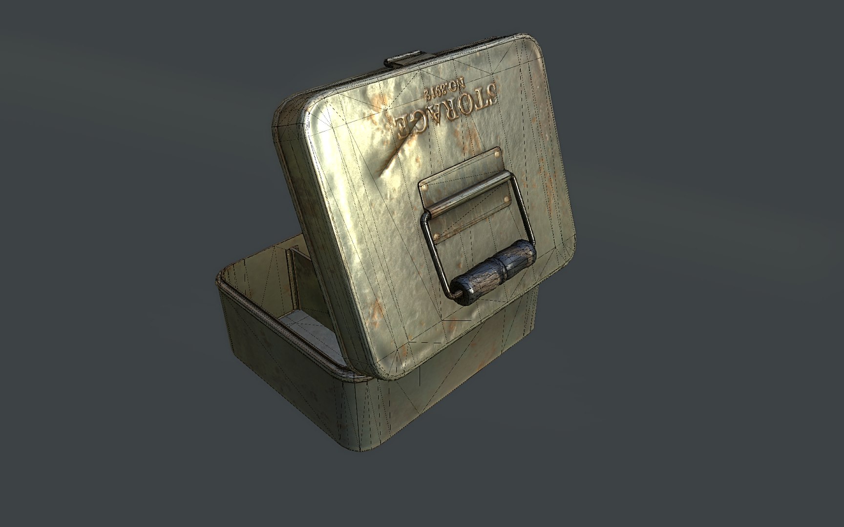 metal box 3d model